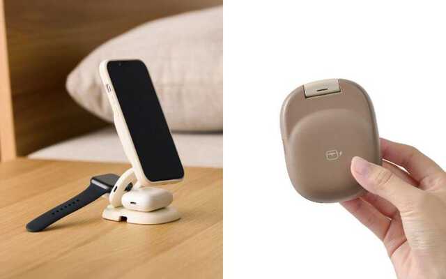 まるで手鏡。「Apple3種の神器」を同時チャージできる3COINSの充電器|au Webポータル経済・ITニュース