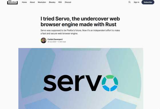 Rustで作られるレンダリングエンジン「Servo」が未来のウェブにとって重要な理由とは？|au Webポータル経済・ITニュース