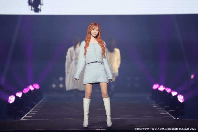 人気ライバー・さら、TGC2回連続出演！美脚際立つセットアップで魅了【TGC 広島 2025】|au Webポータル芸能ニュース