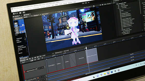 自分で3DCGアニメを作れる体験会に参加してきたレポート、Unityを操作してカメラワークを自由に設定可能【マチ★アソビ vol.28】|au Webポータルコネタニュース